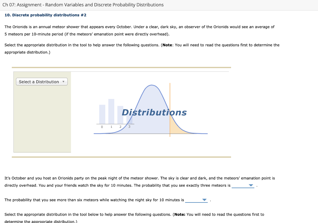 Solved Ch 07: Assignment - Random Variables and Discrete | Chegg.com