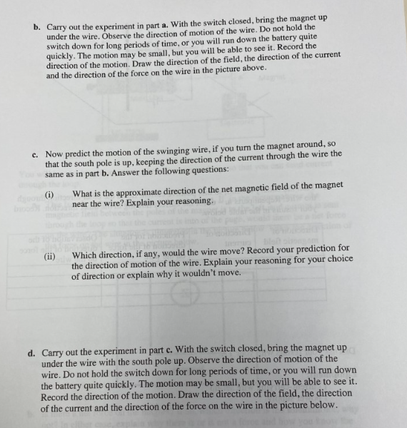 Solved LABORATORY 9 MAGNETISM II: FORCE ON A | Chegg.com