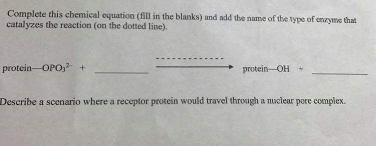 Solved Complete this chemical equation (fill in the blanks) | Chegg.com