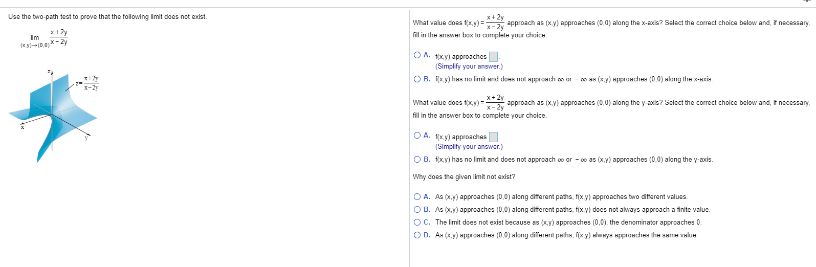 Solved Use the two-path test to prove that the following | Chegg.com