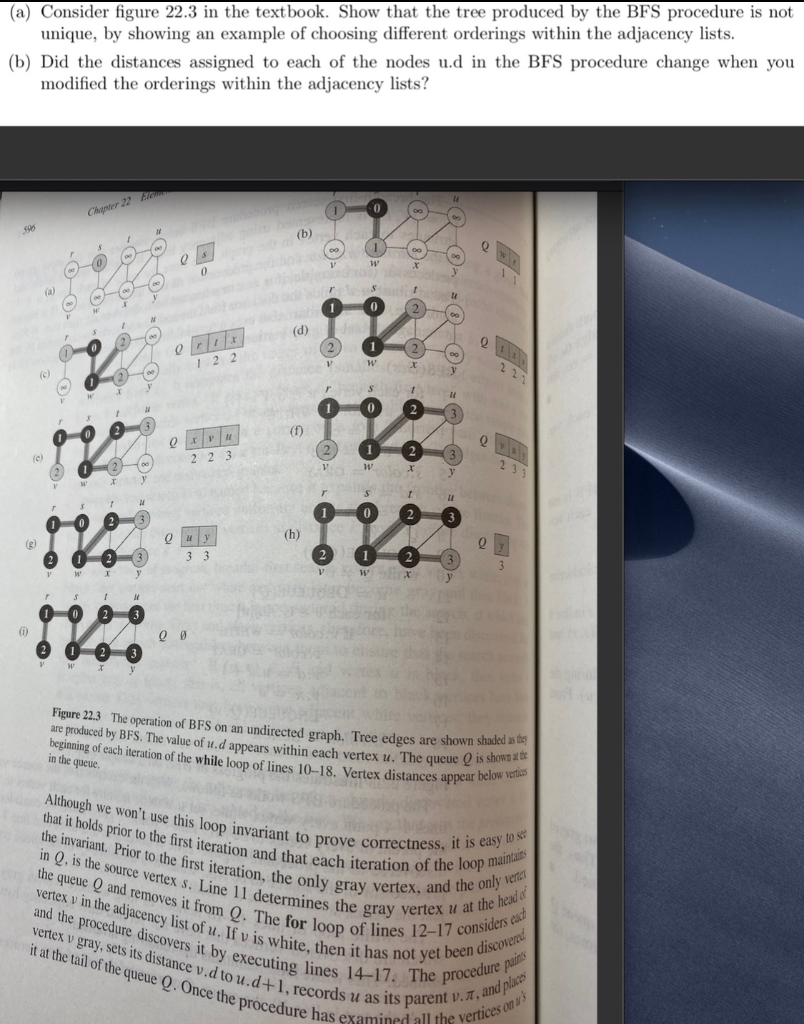 Solved (a) Consider figure 22.3 in the textbook. Show that | Chegg.com
