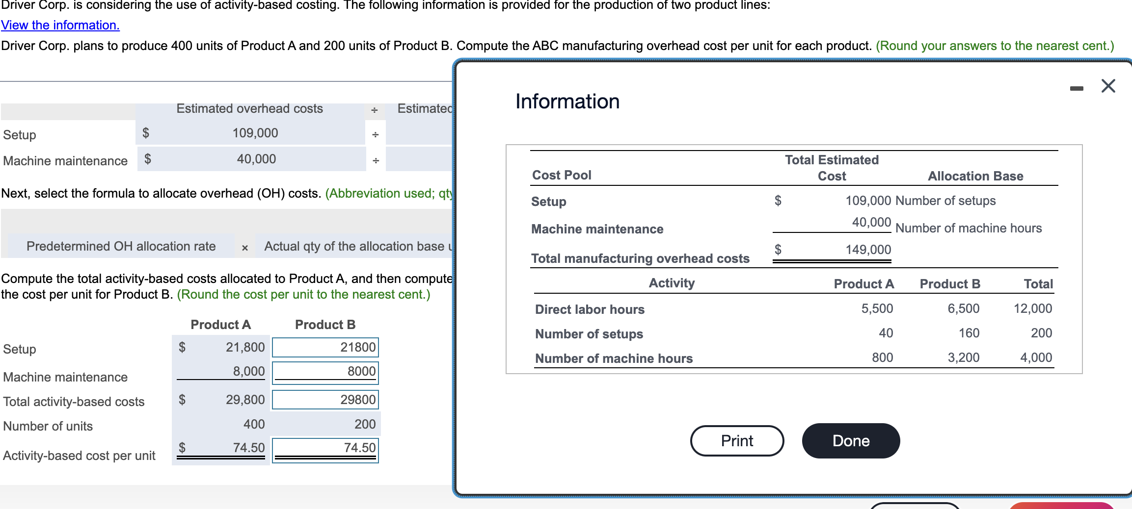 Solved NEED PART B ONLYDriver Corp. is considering the use | Chegg.com