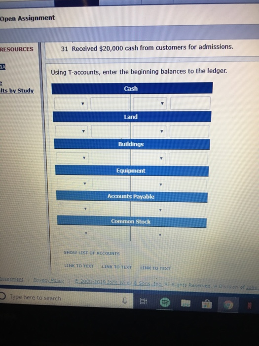 Solved Open Assignment 31 Received $20,000 cash from | Chegg.com