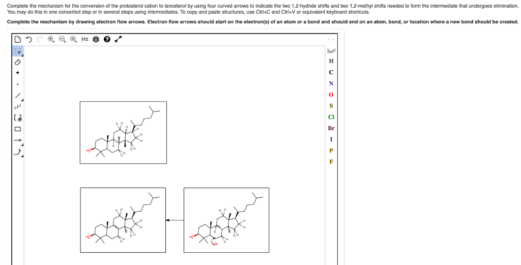 Solved Complete the mechanism for the conversion of the | Chegg.com