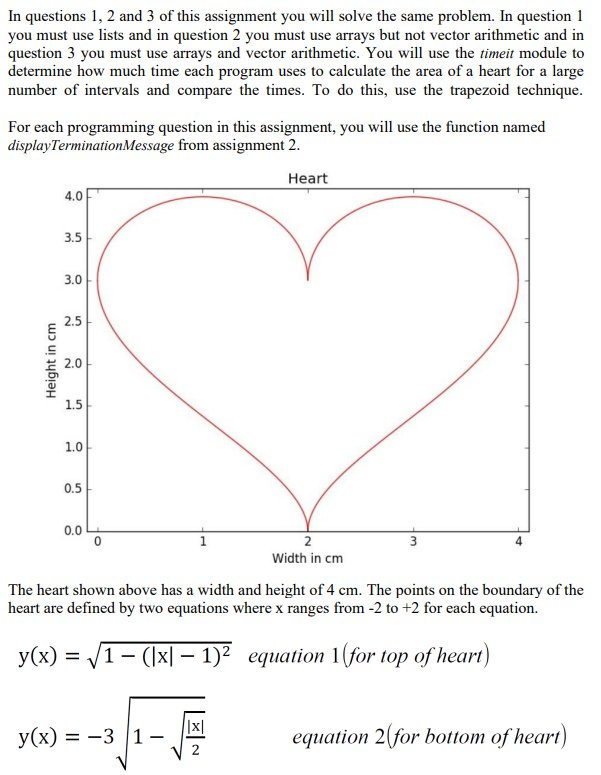 Solved In questions 1,2 and 3 of this assignment you will | Chegg.com