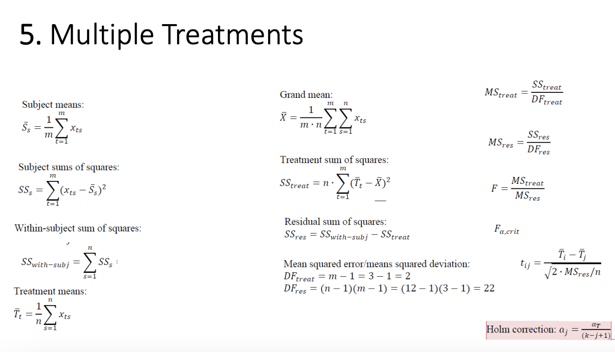 5. Multiple Treatments ( 25 points) Another group of | Chegg.com