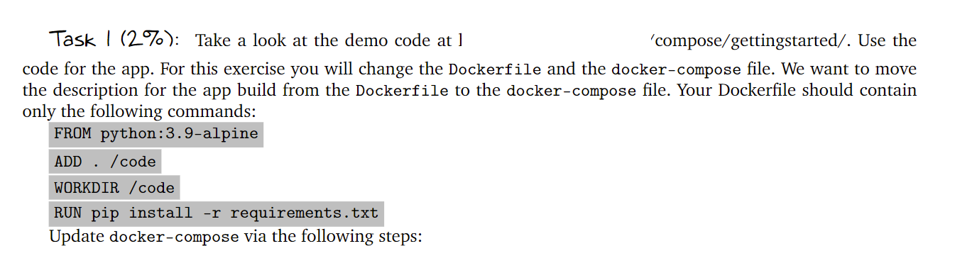 Solved Task ∣(0.5%): Create an image with GIT installed Task | Chegg.com