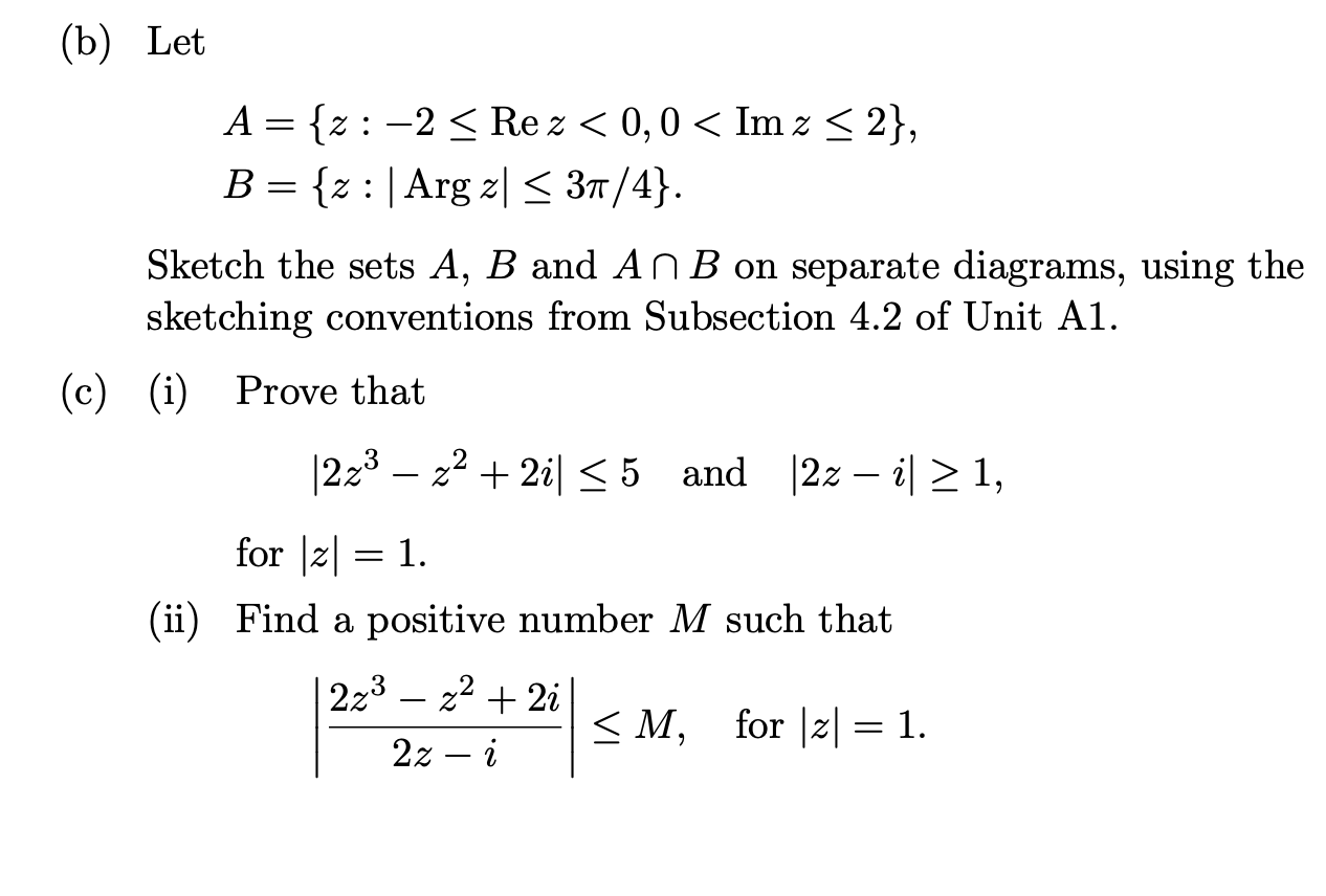 Do the part b. ﻿Sketch the sets | Chegg.com