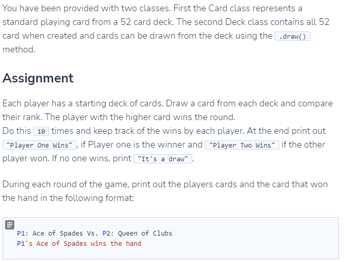 Solved You have been provided with two classes. First the | Chegg.com