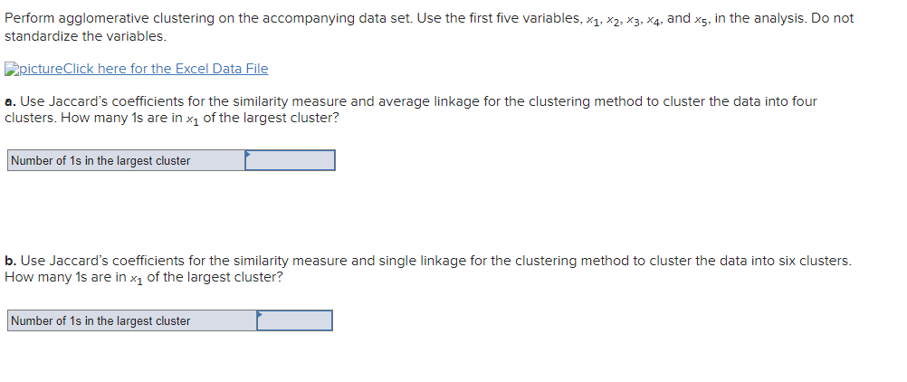 Perform Agglomerative Clustering On The Accompanying 
