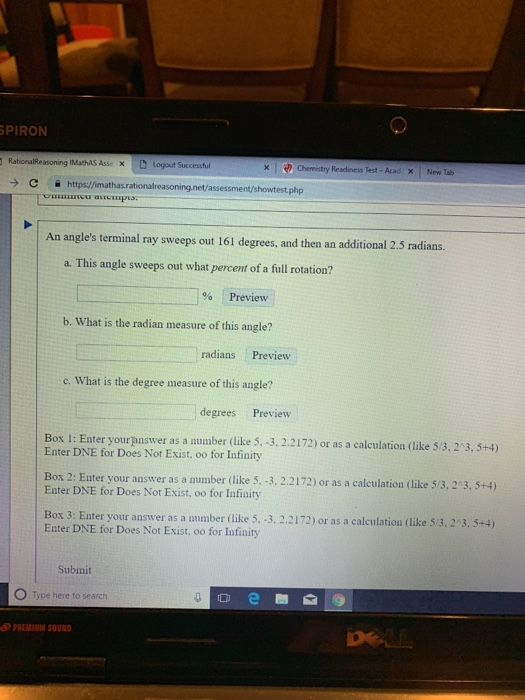 Solved PIRON IMathAS Asse Logout Successful С | Chegg.com