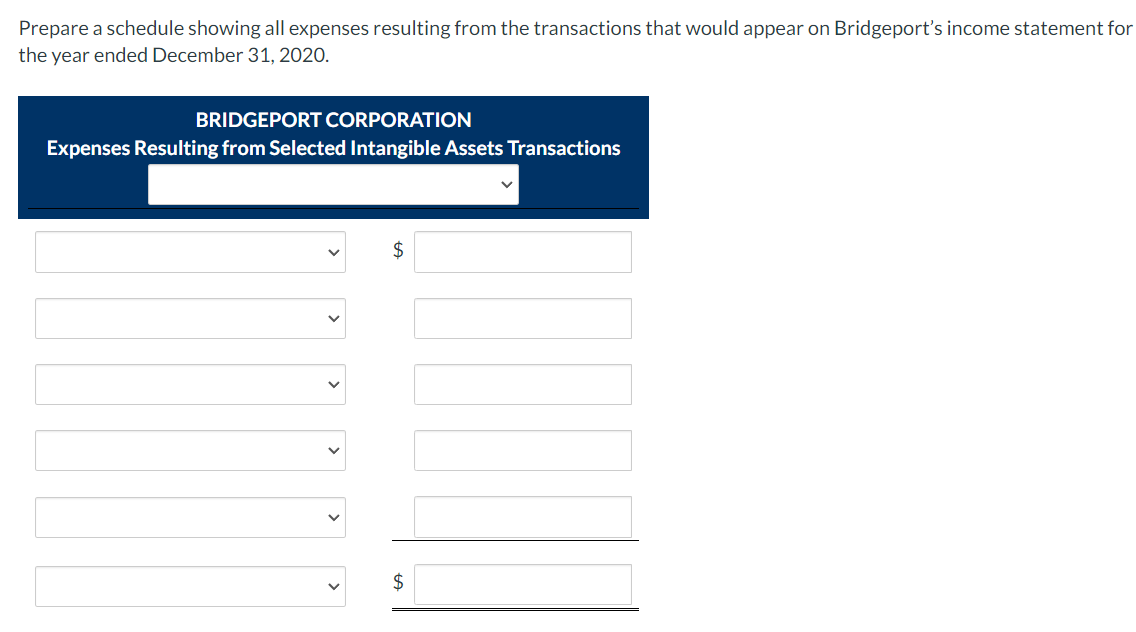 Solved Information concerning Bridgeport Corporation's | Chegg.com