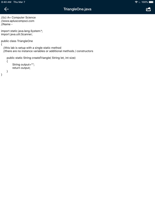 Solved 8:40 AM Thu Mar 7 令 100%- | Chegg.com