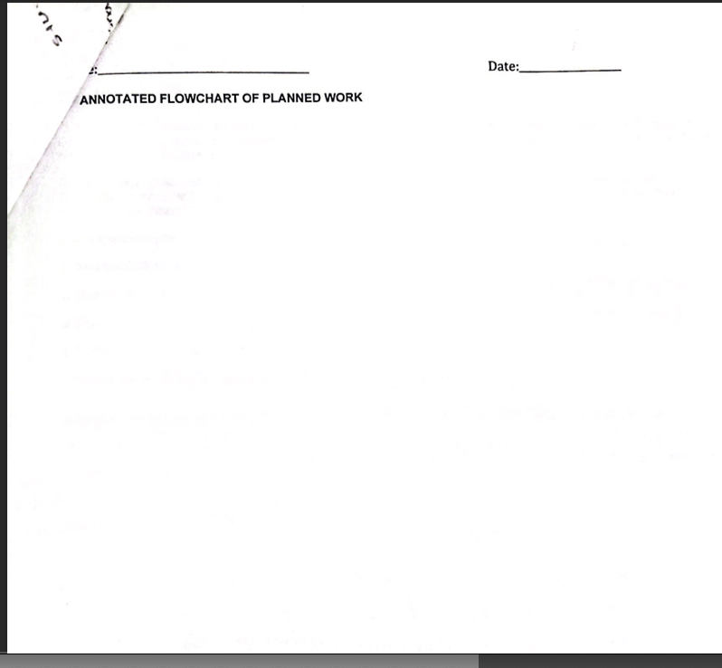Draw the annotated flow chart using the experimental | Chegg.com