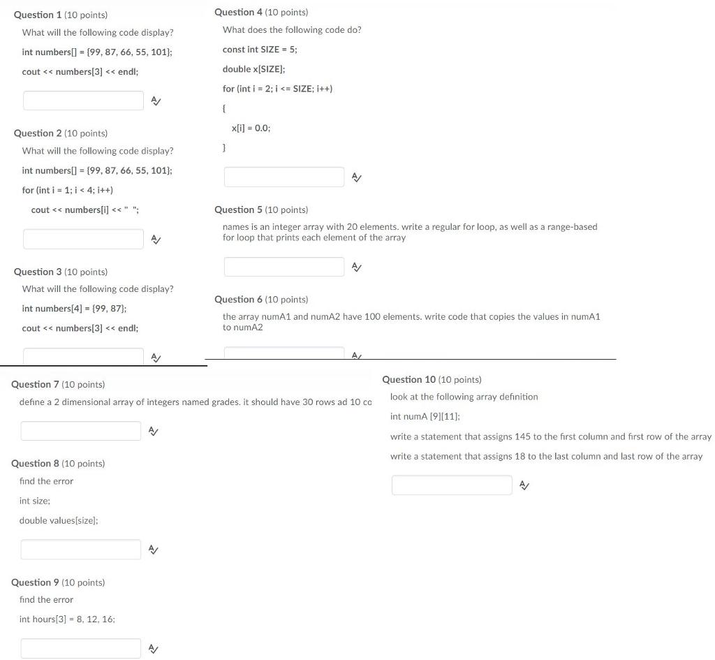 Solved Question 1 10 Points Question 4 10 Points What