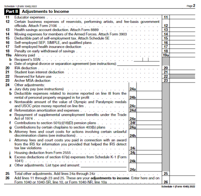 Complete Schedule B first, then Schedule 1, then Form | Chegg.com