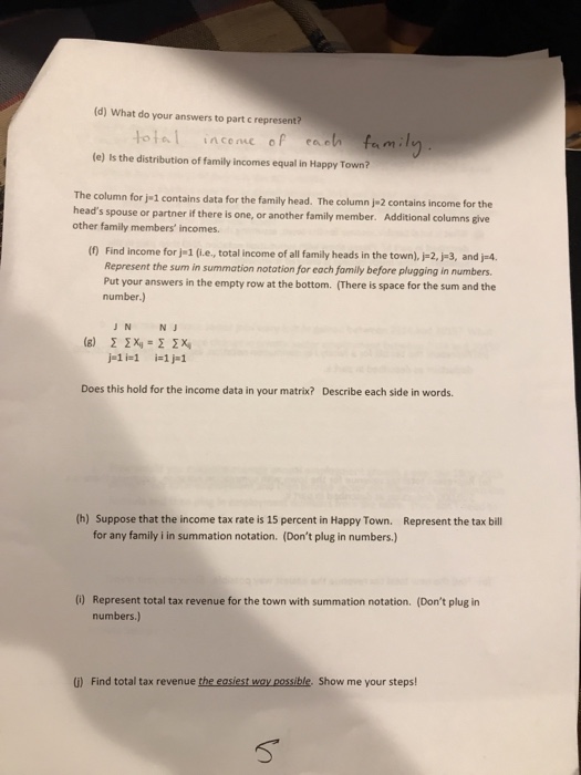 Solved 2. Consider the following matrix of data collected in | Chegg.com