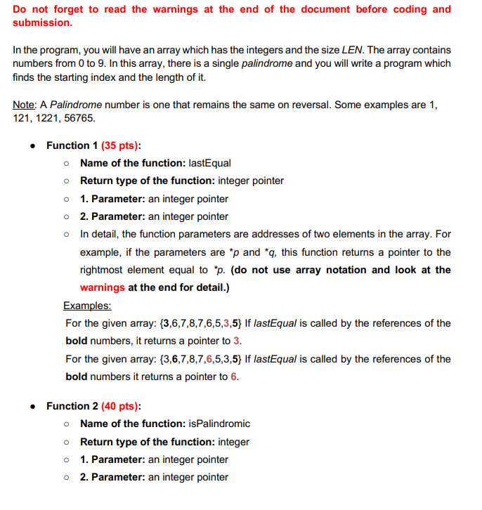 Solved THE PROGRAMMING LANGUAGE Do not forget to read the | Chegg.com