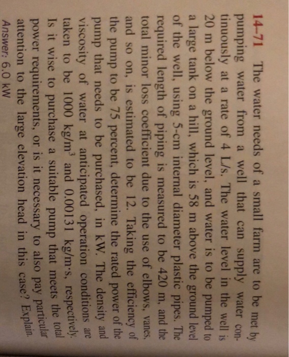 Solved 14-8C Show that the Reynolds number for flow in a | Chegg.com