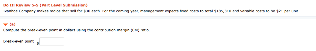 Solved Do It! Review 5-5 (Part Level Submission) Ivanhoe | Chegg.com