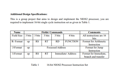 Additional Design Specifications: This is a group | Chegg.com