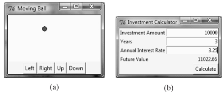 Solved 9.1 (Move the ball) Write a program that moves a | Chegg.com