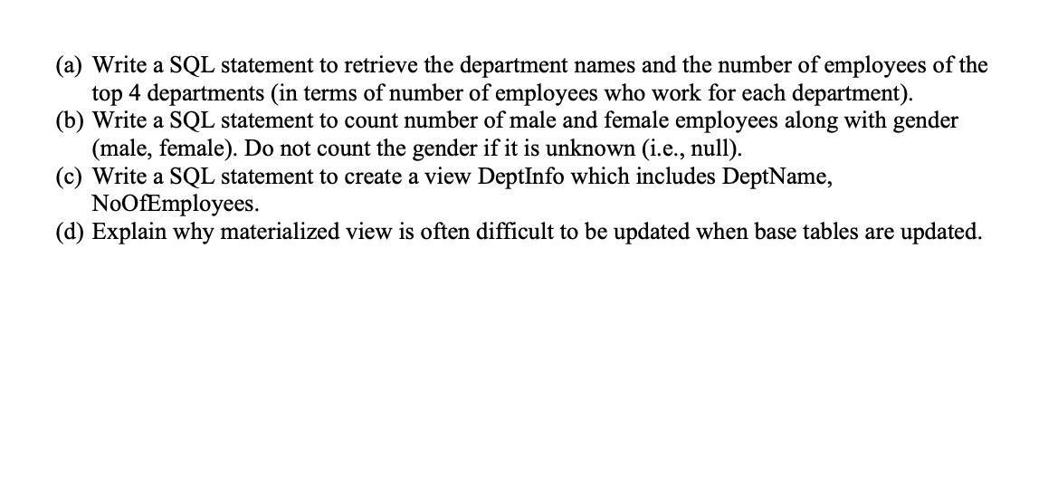 Solved [Q.5] Answer the questions based on the company | Chegg.com