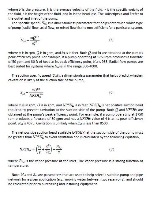 Solved Pump-Pipe Network Design Objective: Determine the | Chegg.com