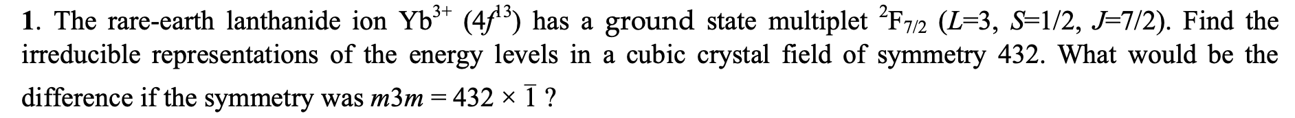 432 symmetry = O point group m3m symmetry = Oh point | Chegg.com