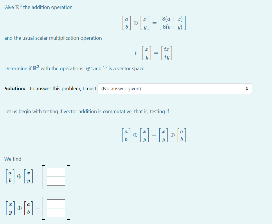 Solved Give R2 the addition operation | Chegg.com