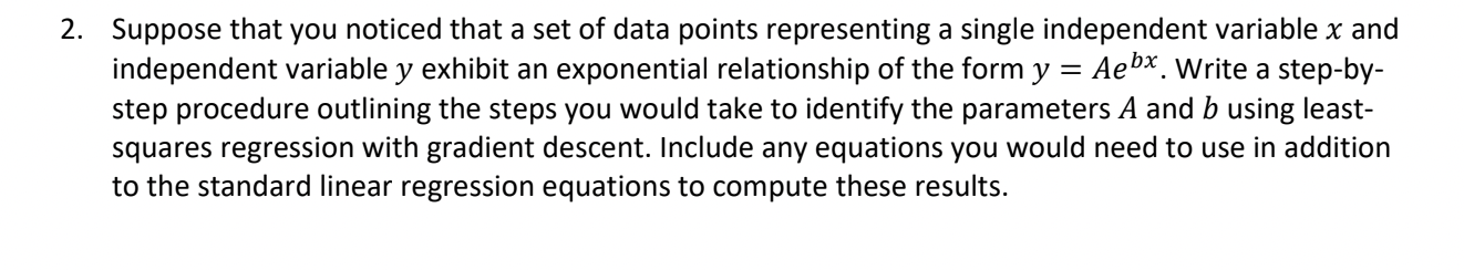 Solved Suppose that you noticed that a set of data points | Chegg.com
