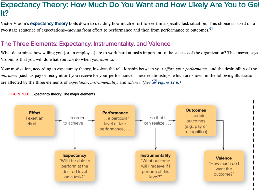 The Elements of Equity Theory: Comparing Your Inputs | Chegg.com