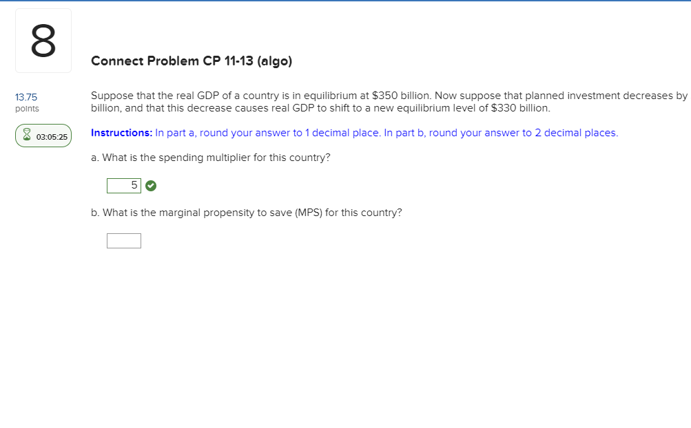 Solved 8 Connect Problem CP 11-13 (algo) 13.75 points | Chegg.com