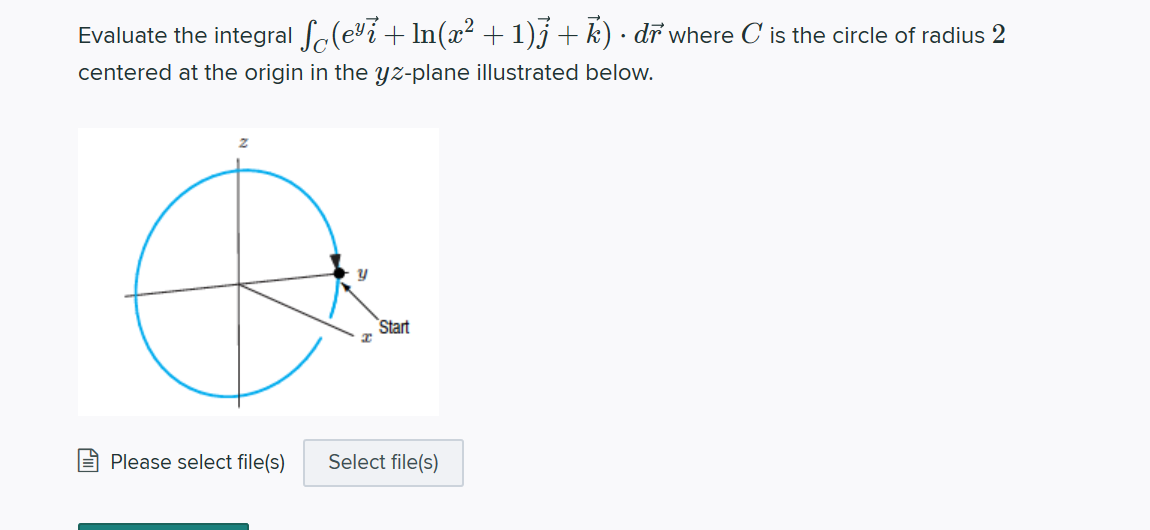 Solved Evaluate the integral ∫ C (e y i +ln(x 2 +1) j + | Chegg.com