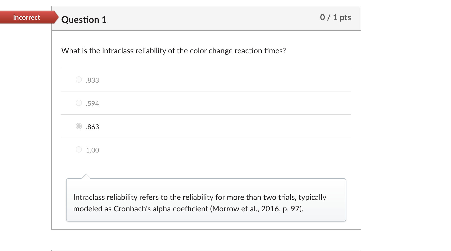 [Solved]: Unidimensional Reliability Frequentist Scale Reli