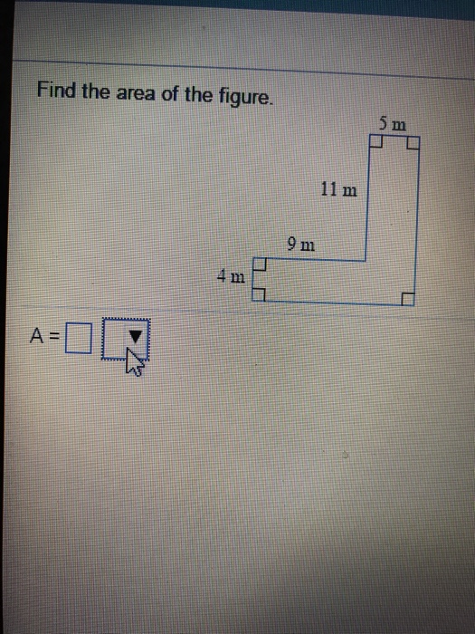 Solved Find the area of the figure. | Chegg.com