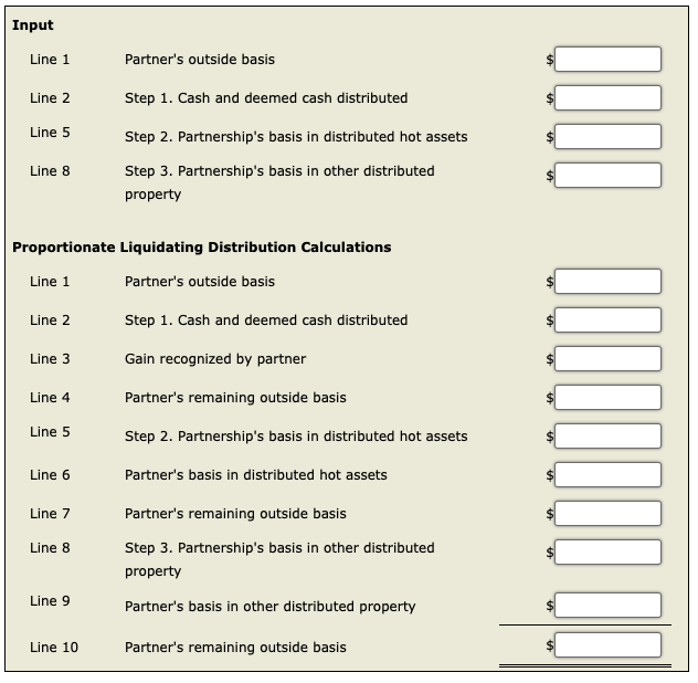 Solved Problem 11-24 (LO. 3) When Teri's outside basis in | Chegg.com
