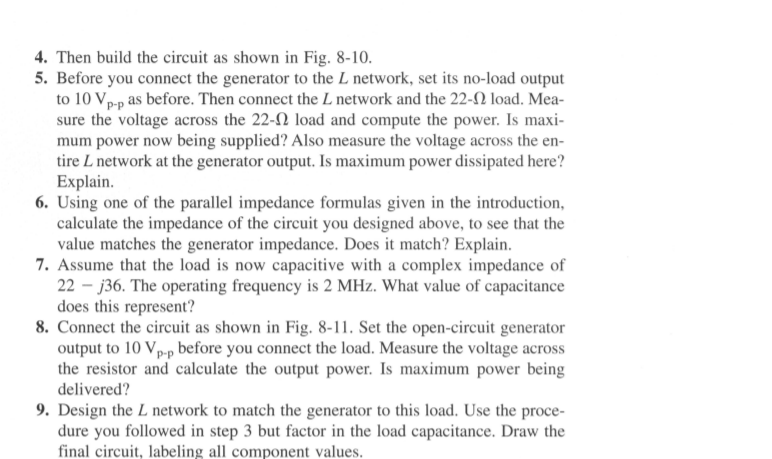 Solved Procedure 1 Set The Function Generator To Supply A
