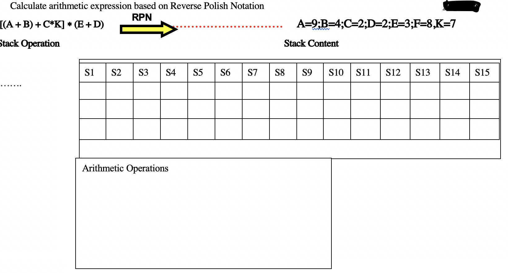 Solved Calculate Arithmetic Expression Based On Reverse 
