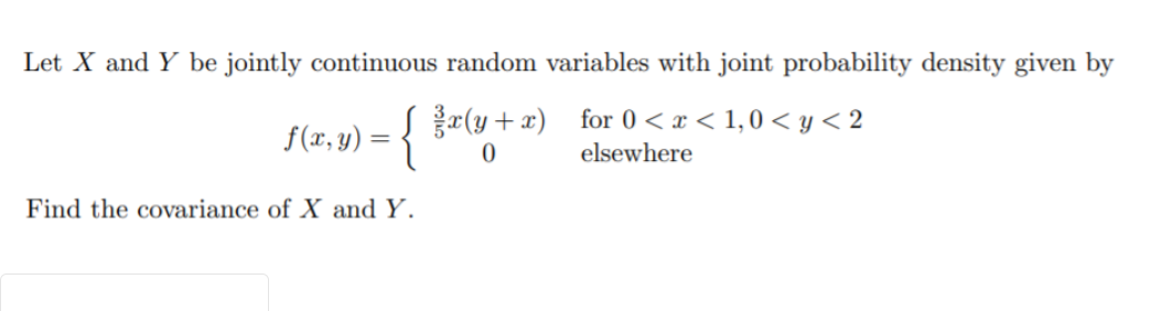 Solved Let X and Y be jointly continuous random variables | Chegg.com