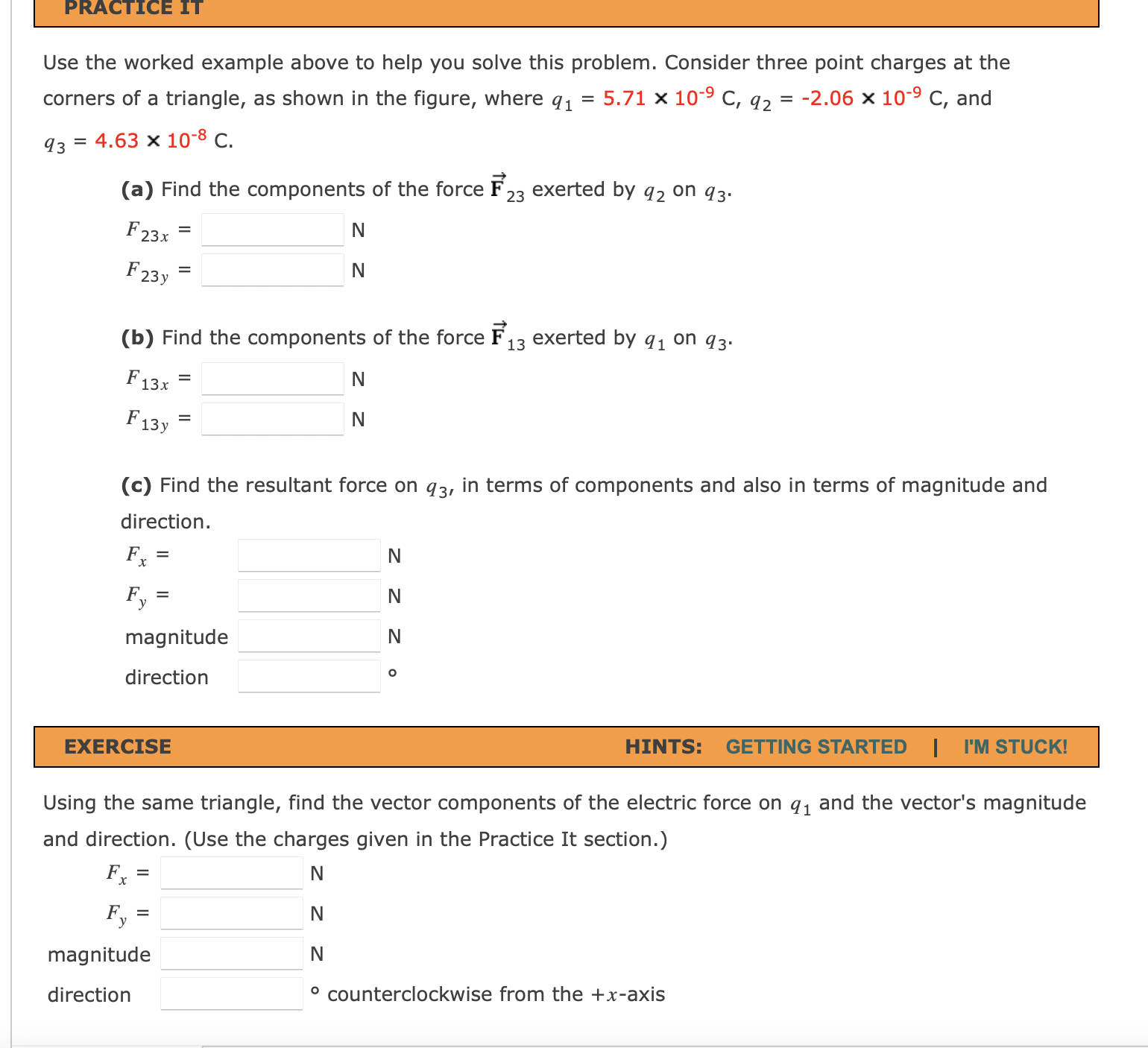 Solved Goal Apply Coulomb's law in two dimensions. Problem | Chegg.com Solved Goal Apply Coulomb's law in two dimensions. Problem | Chegg.com
