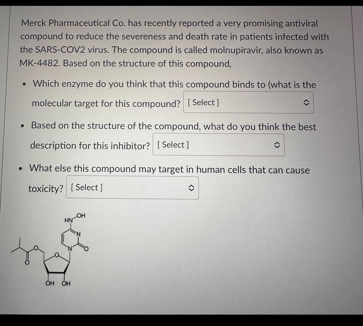 Solved Merck Pharmaceutical Co. has recently reported a very | Chegg.com