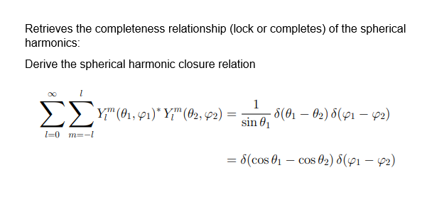 Solved Retrieves the completeness relationship (lock or | Chegg.com