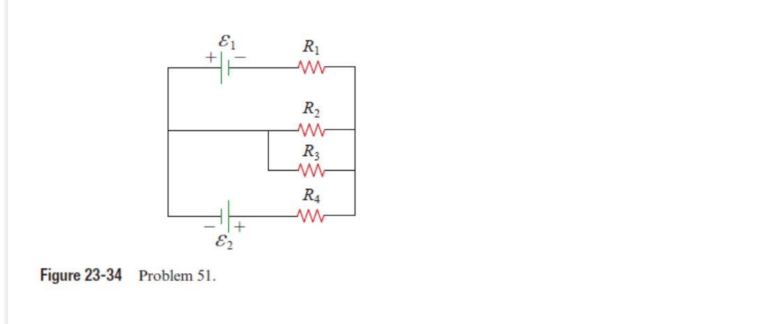 Solved Figure 23-34 shows a multi-loop electric circuit. The | Chegg.com