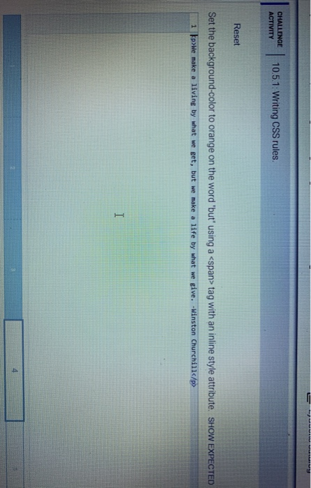 Solved Challenge Activity 1051 Writing Css Rules Reset 