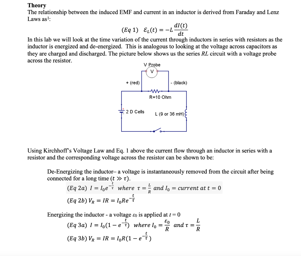 The relationship between the induced EMF and current | Chegg.com