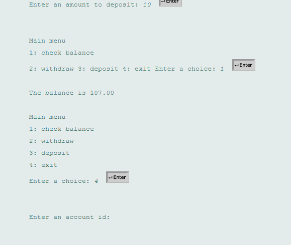 Solved PYTHON:: (Game: ATM machine) Use the following | Chegg.com