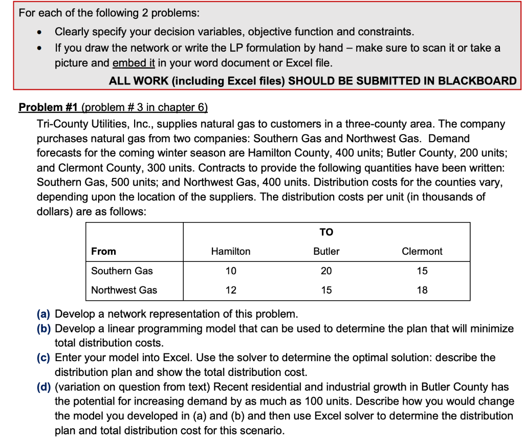 Solved For each of the following 2 problems: - Clearly | Chegg.com