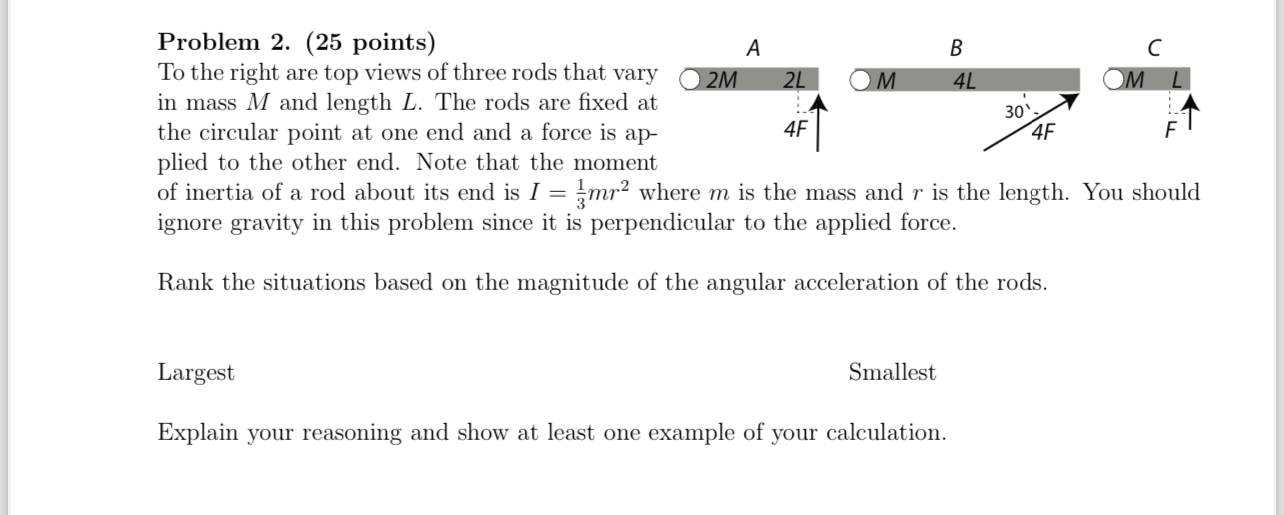 Solved Problem 2. (25 points) To the right are top views of | Chegg.com