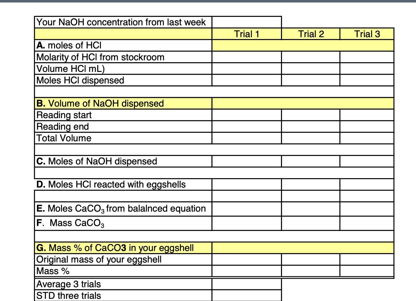 Solved Calculations: Use the following steps to calculate | Chegg.com